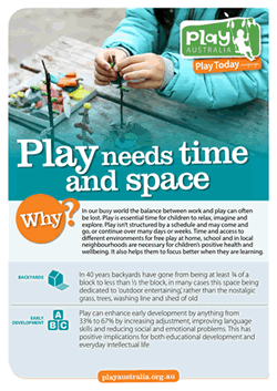 Play Today Campaign | Play Australia